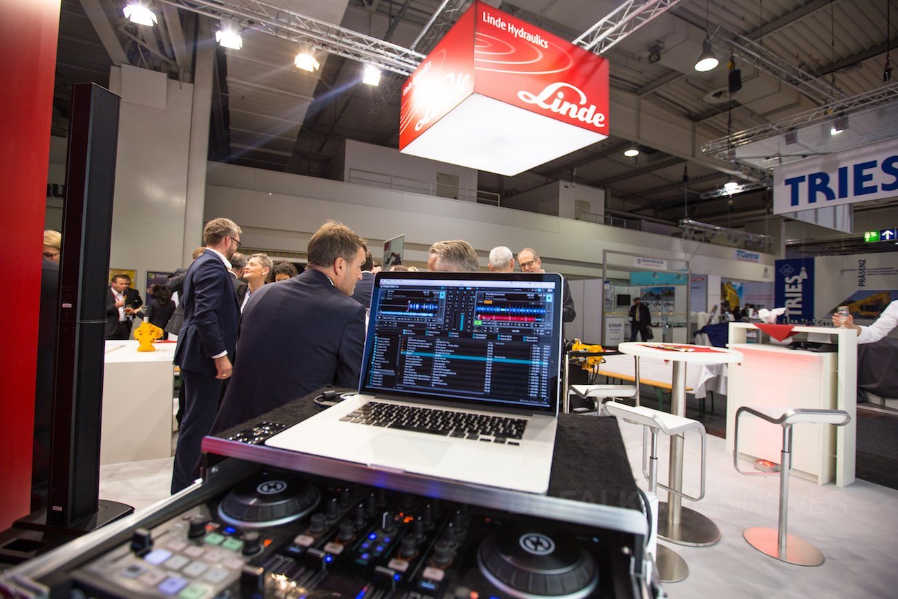 Messe Standparty mit DJ auf der AgriTechnica 2017